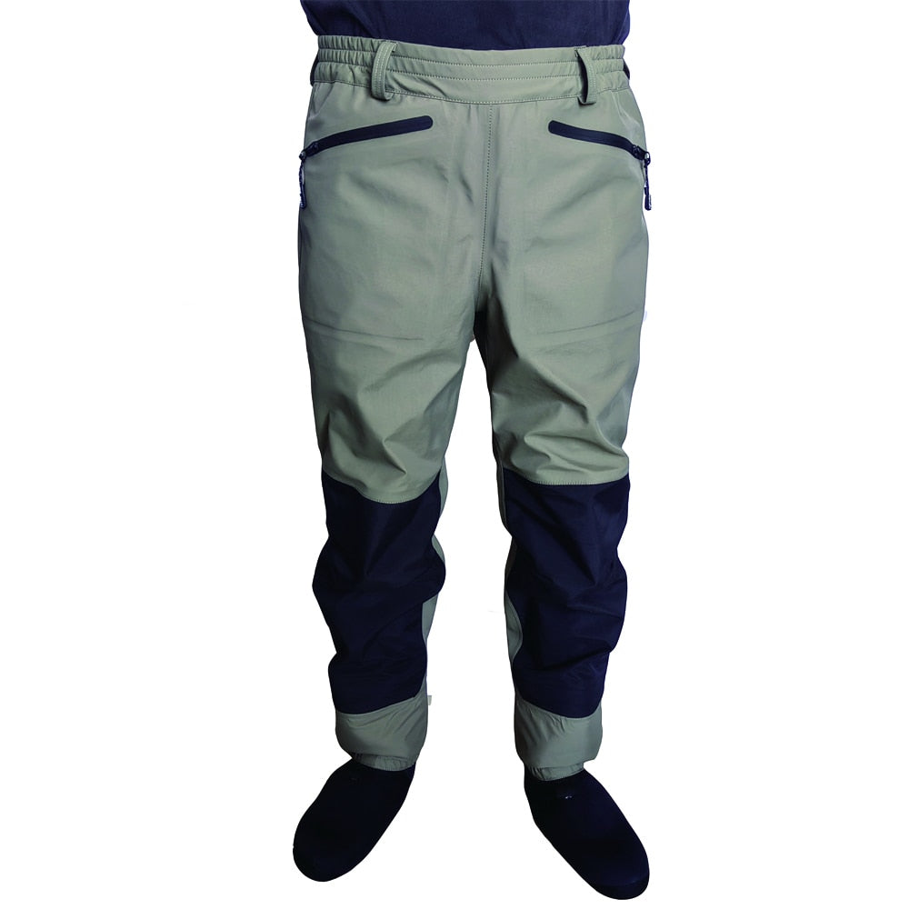 3 Layer Breathable Fly Fishing Waist Waders Stockingfoot Wading Pants ...